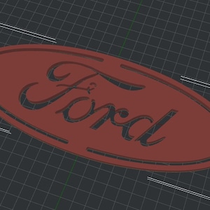 3d Printer Ford Logo Stl File / 3d Stl Digital File / Stl File for 3d ...