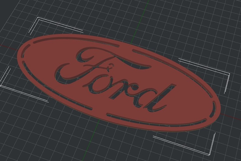 3d Printer Ford Logo Stl File / 3d Stl Digital File / Stl File for 3d ...