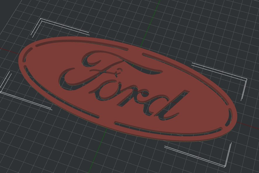 3d Printer Ford Logo Stl File / 3d Stl Digital File / Stl File for 3d ...
