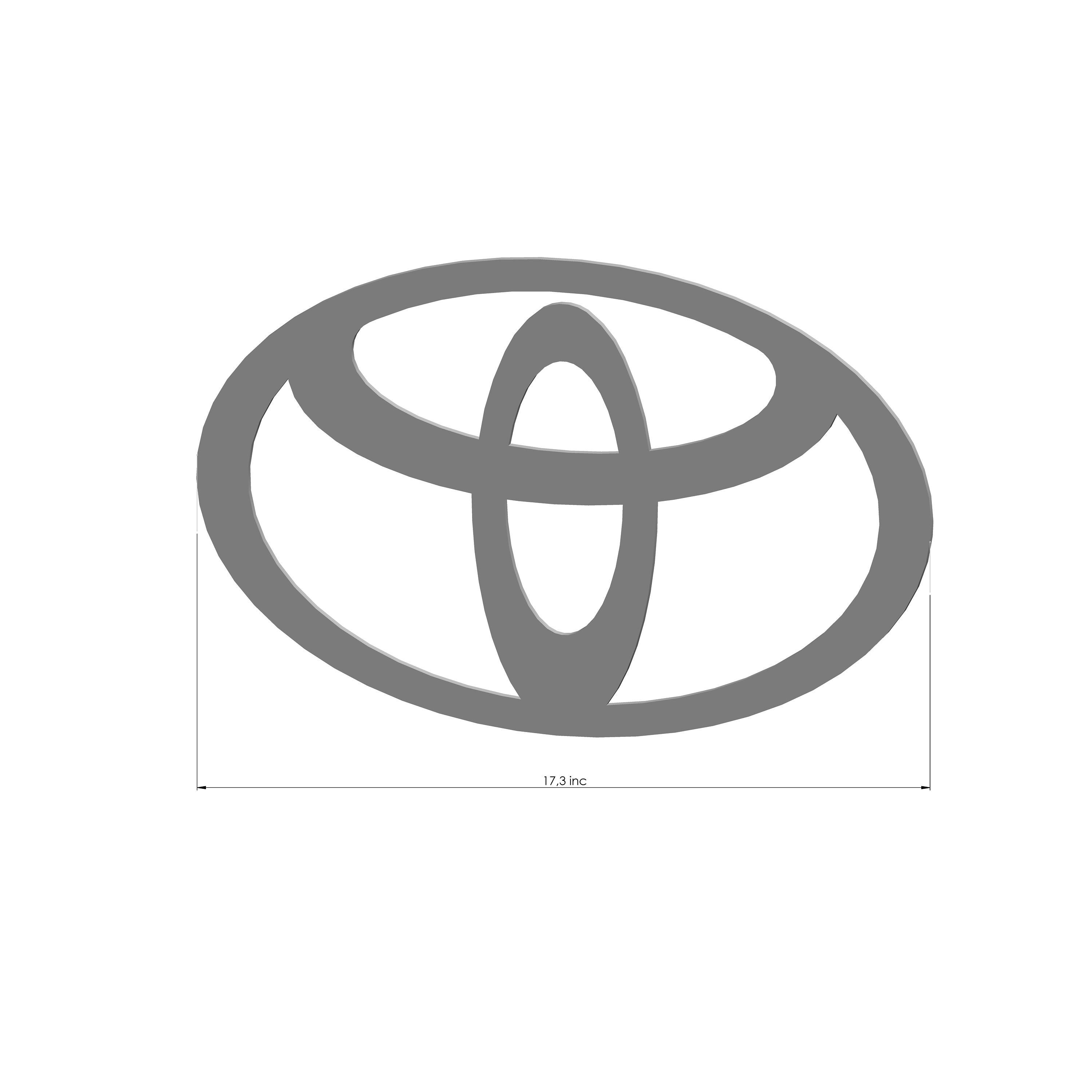 Toyota Laser Cut Dxf Svg Files / Toyota Plasma Cut Dxf Files / - Etsy