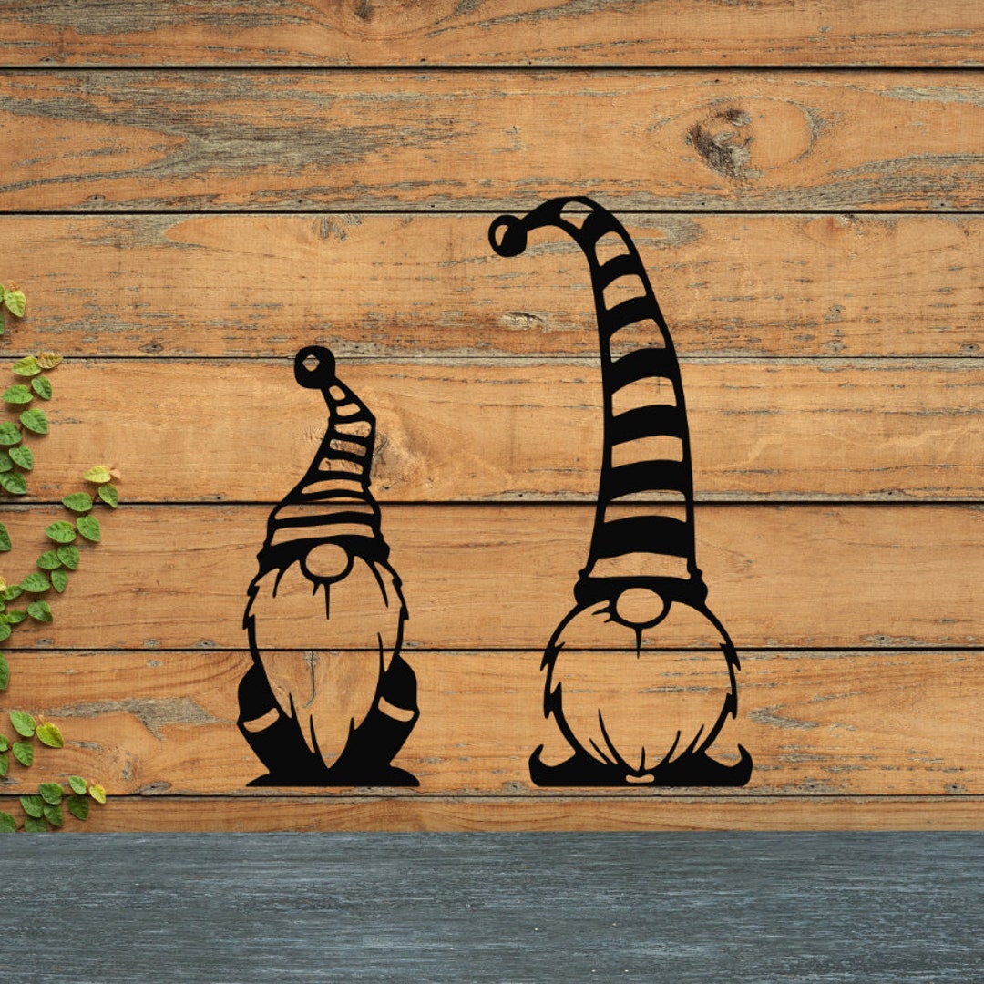 Christmas Gnomes Dxf Svg Files / Gnomes Plasma Cut File / Christmas ...