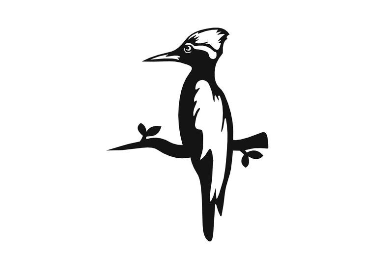 Woodpecker Tree Stake Dxf Svg Files / Yard Decor Cnc Plasma Cut Files ...
