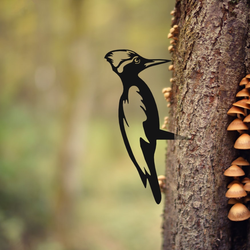 Woodpecker Tree Stake Dxf Svg Files / Tree Decor Cnc Plasma Cut Files ...