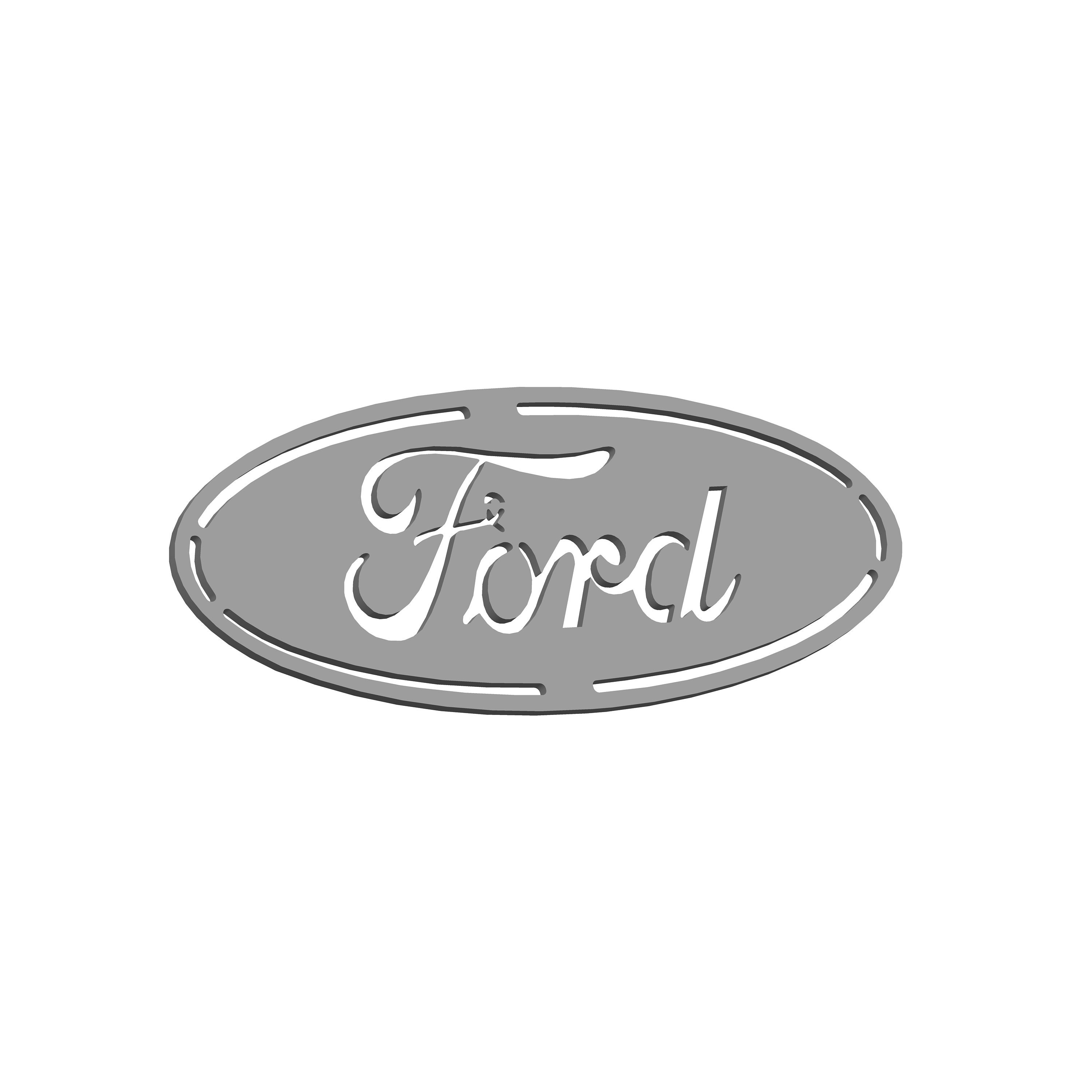 Ford Logo Laser Cut Dxf Svg Files / Ford Logo Plasma Cut Dxf Files ...