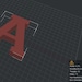 3D Printed Standing Alphabet Letters STL File (digital Download) - Etsy