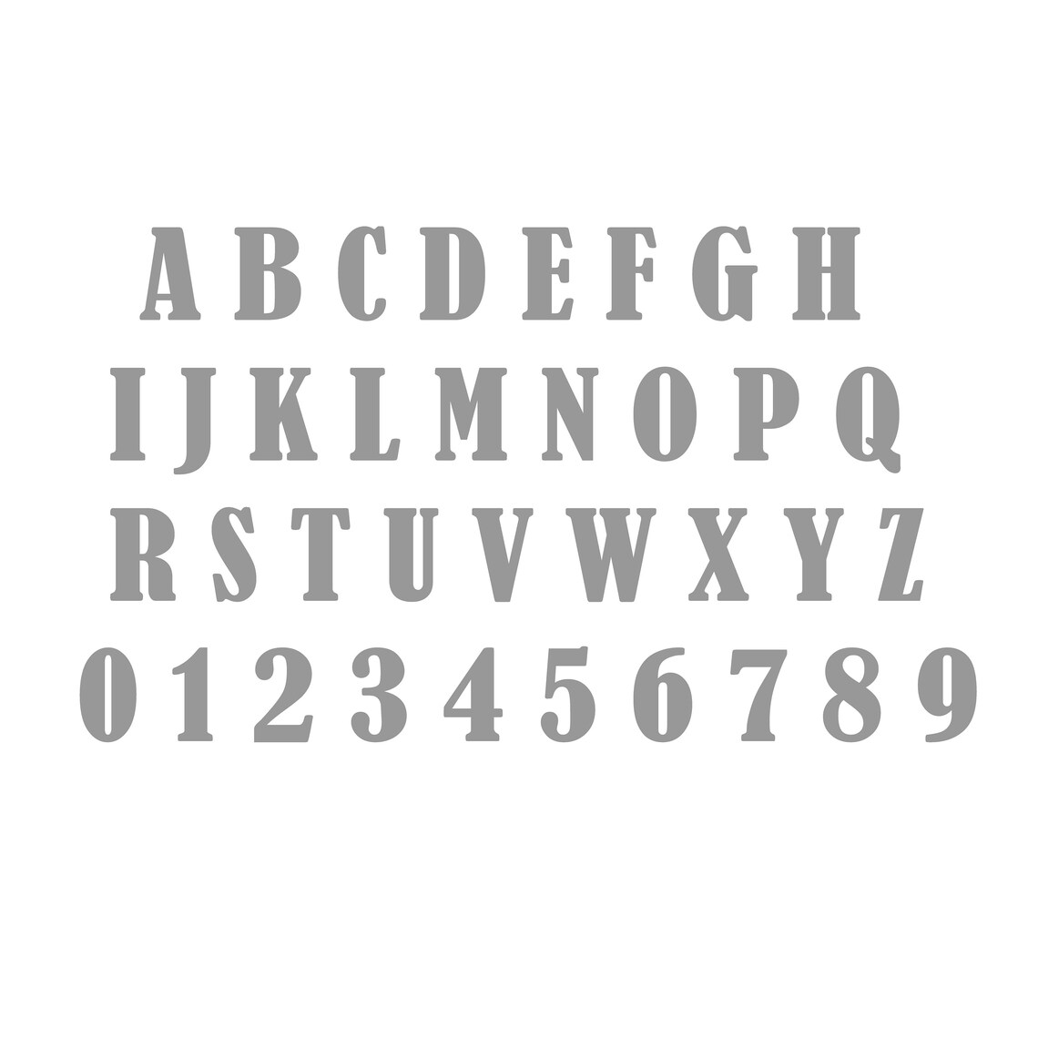 3d Printer Alphabet Letters Stl Files / 3d a to Z Alphabet Stl Files ...