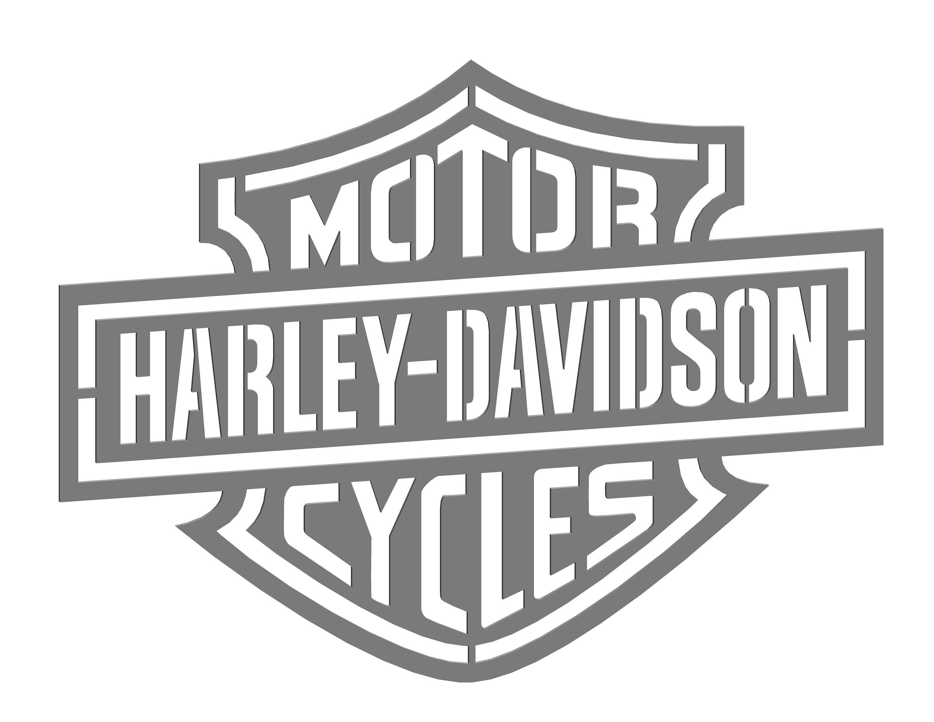 Harley Davidson Logo Laser Cut Dxf Svg Files / Plasma Cut Dxf - Etsy ...