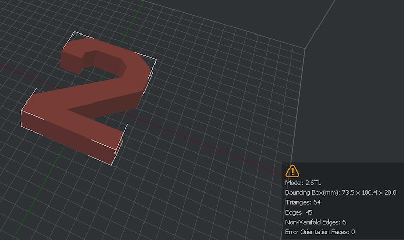 3d Printed Standing Numbers Stl File / 3d Printed Numbers Stl File / 3d ...