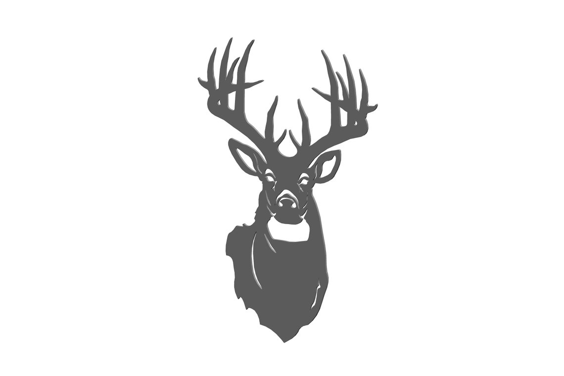 Deer Wall Decor Laser Cut Files / Deer Dxf Svg Files / Deer Plasma Cut ...