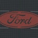 3d Printer Ford Logo Stl File / 3d Stl Digital File / Stl File for 3d ...