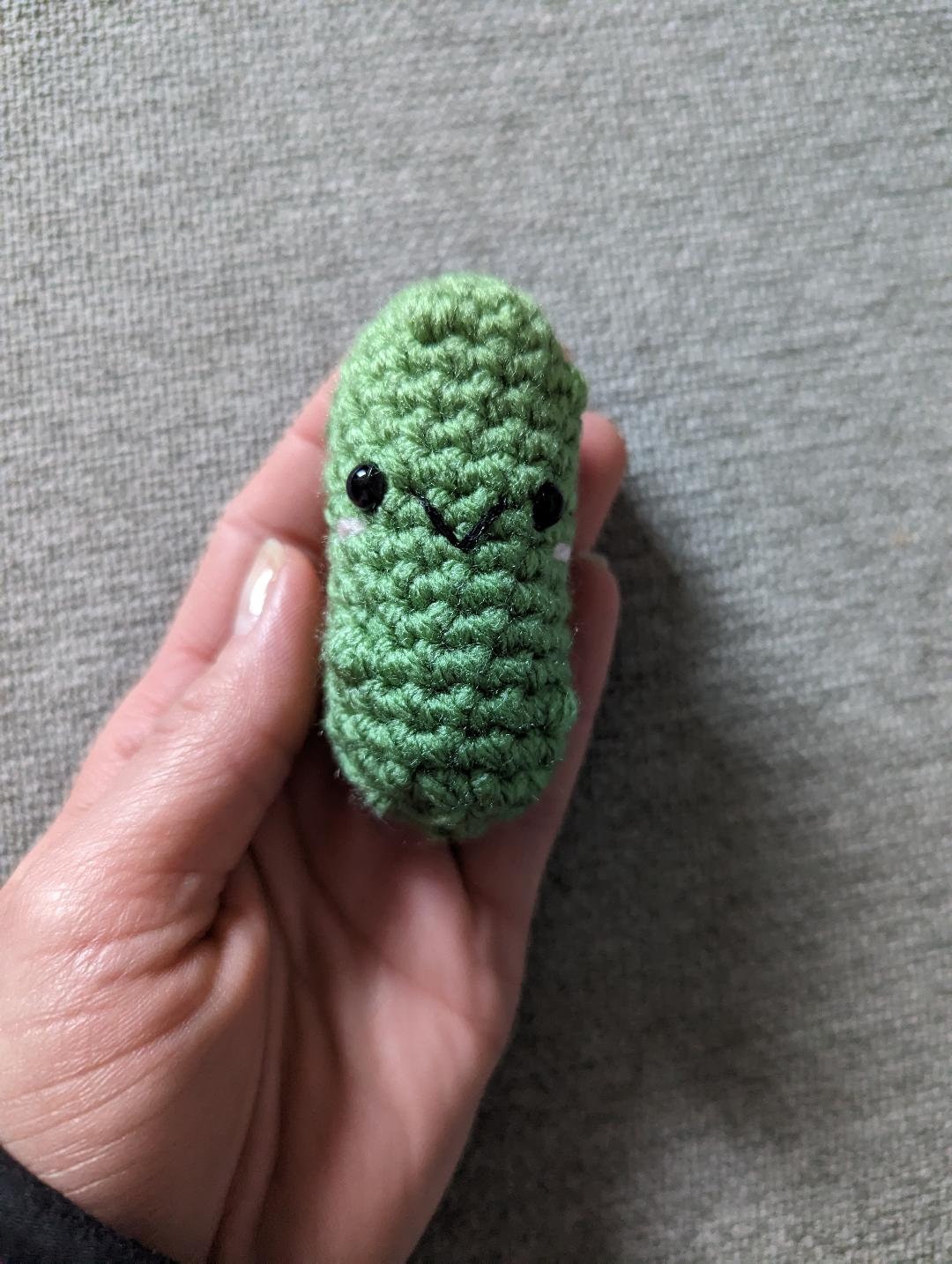 Crochet Pocket Pickle (anxiety, Stress) *emotional Support* - Etsy