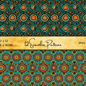 Vibrant Ankara-inspired Afrocentric Design - 12 Vibrant African PNG ...