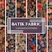 Southeast Asian Batik Pattern Pack: Floral & Geometric PNG (digital ...