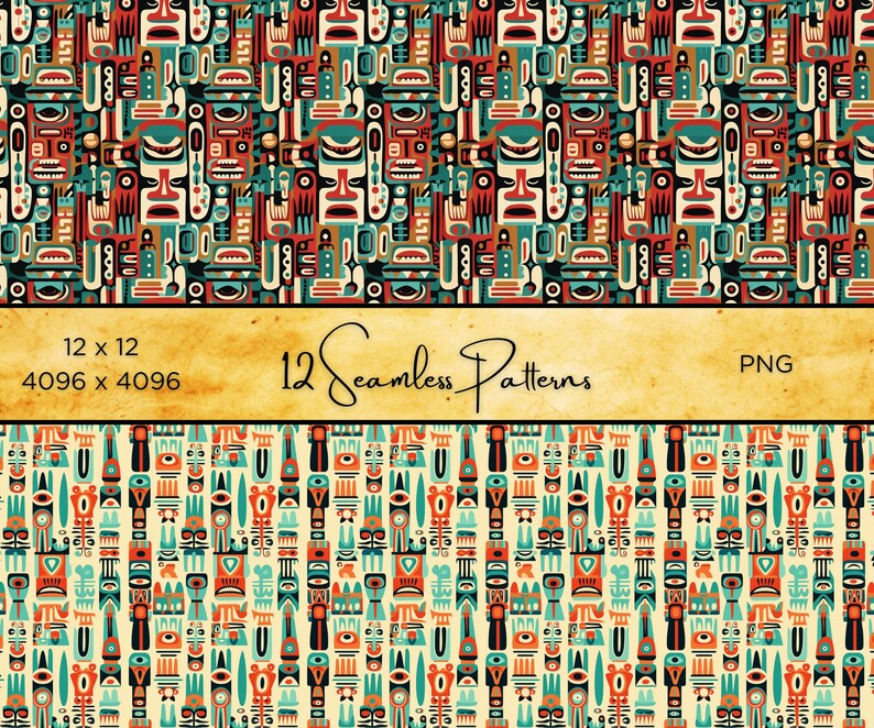 Indigenous Totem Pole Meets Picasso - 12 Cubist-tribal Patterns in PNG ...