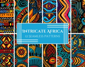 Vibrant Ankara-inspired Afrocentric Design 12 Vibrant African PNG ...