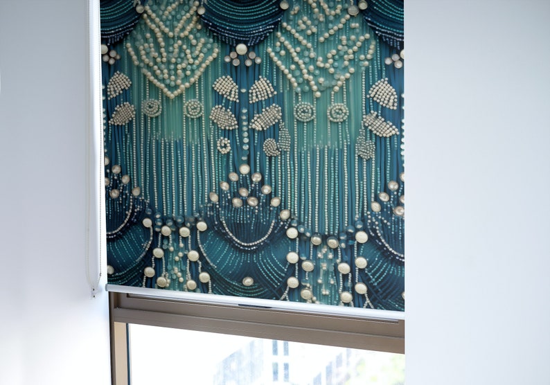 Flapper Elegance: Art Deco Patterns, Beaded Fringes & Fan Motifs on ...