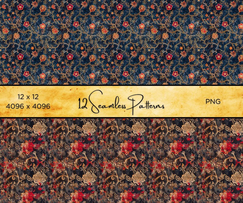 Southeast Asian Batik Digital Pattern Pack - Wax-resist Technique ...