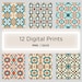 Arabesque Digital Patterns: North African/moroccan Mosaic Tiles ...