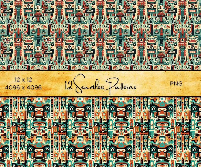 Indigenous Totem Pole Meets Picasso - 12 Cubist-tribal Patterns in PNG ...