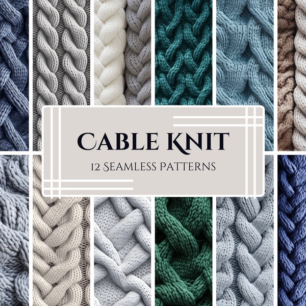 Cable Knit Pattern Svg - Etsy