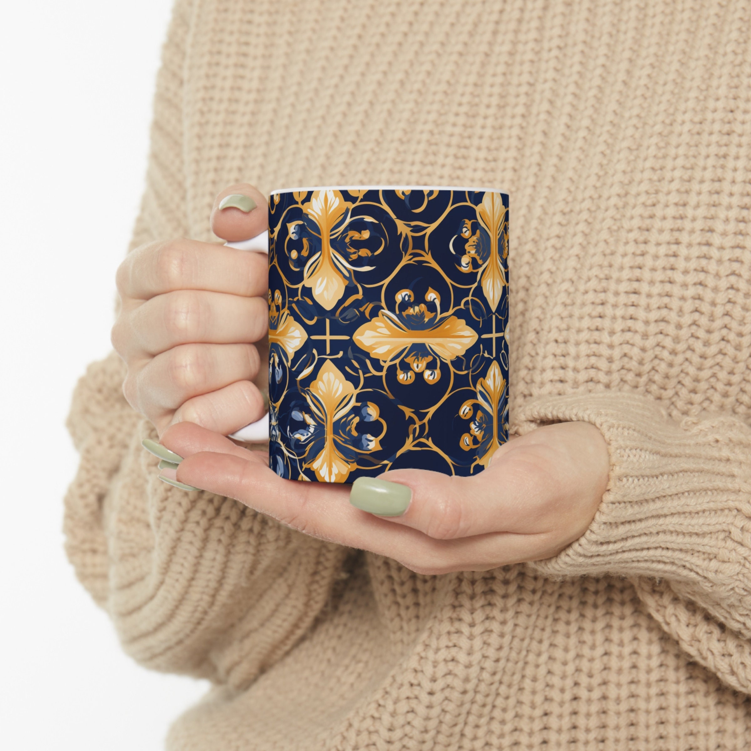 12 Islamic & Mexican Inspired Patterns, Gold Accent Talavera and ...