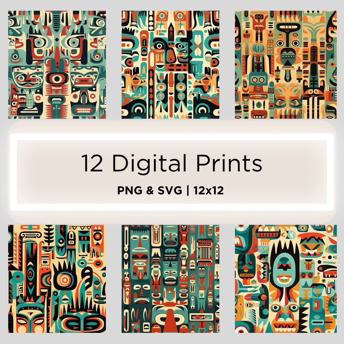 Indigenous Totem Pole Meets Picasso 12 Cubist-tribal Patterns in PNG ...