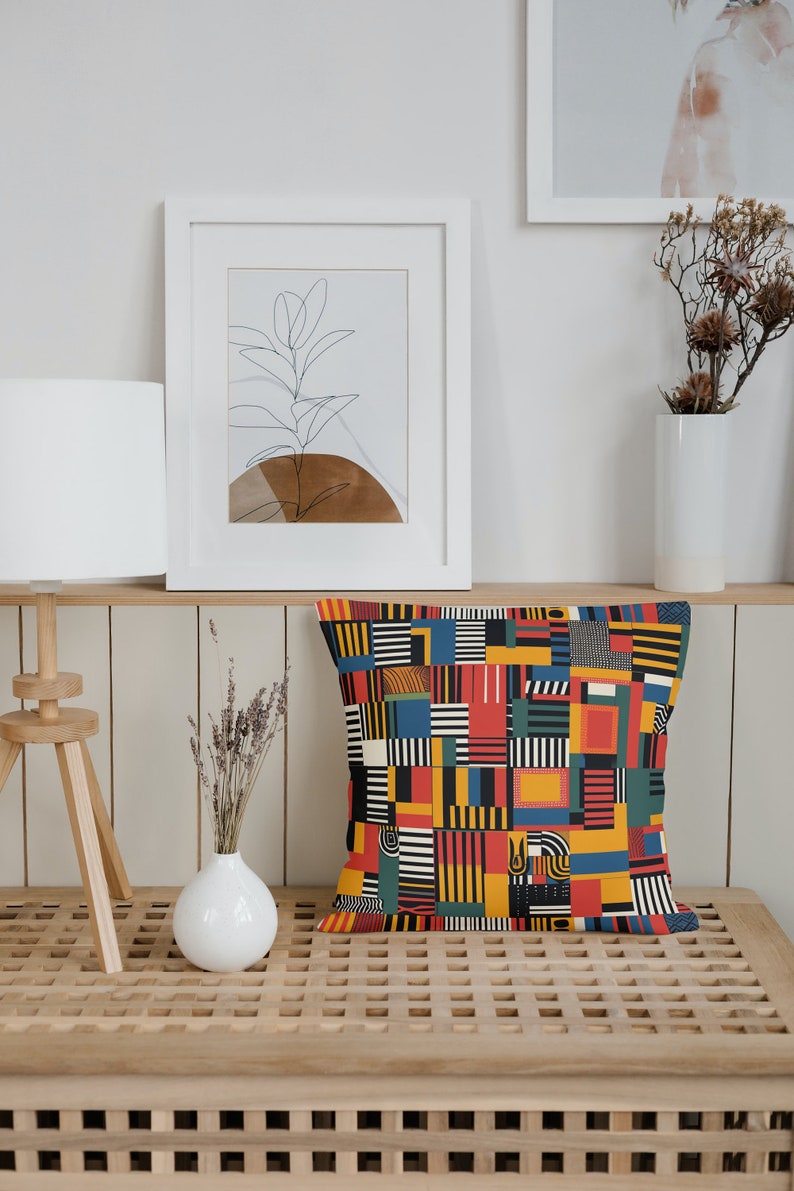 Ankara-inspired Digital Pattern Pack Bold Geometric Abstract Designs ...