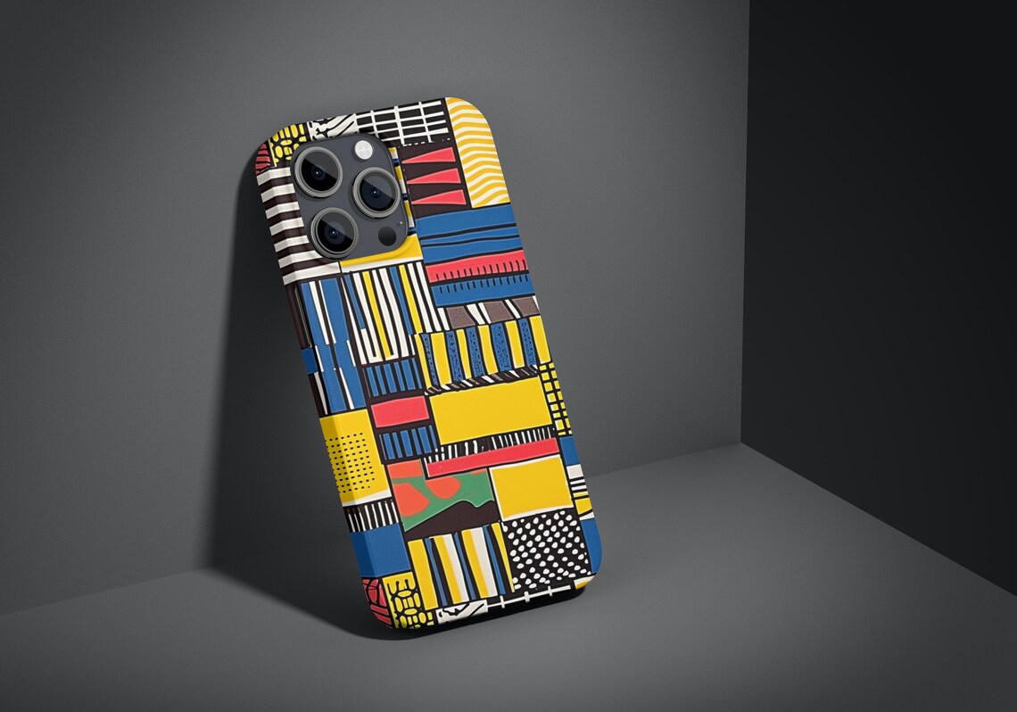 Ankara-inspired Digital Pattern Pack Bold Geometric Abstract Designs ...