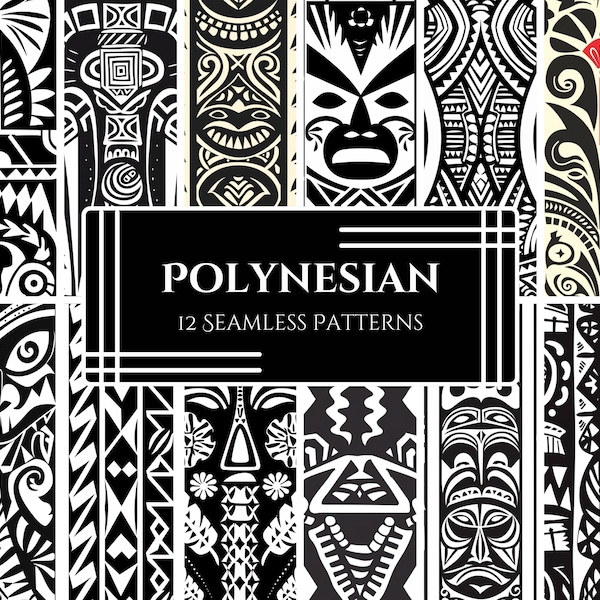 Polynesian Fabric - Etsy