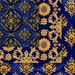 Luxurious Royal Blue and Gold Floral Ankara Pattern Pack Mandingo ...
