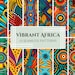 Vibrant Ankara-inspired Afrocentric Design 12 Vibrant African PNG & SVG ...