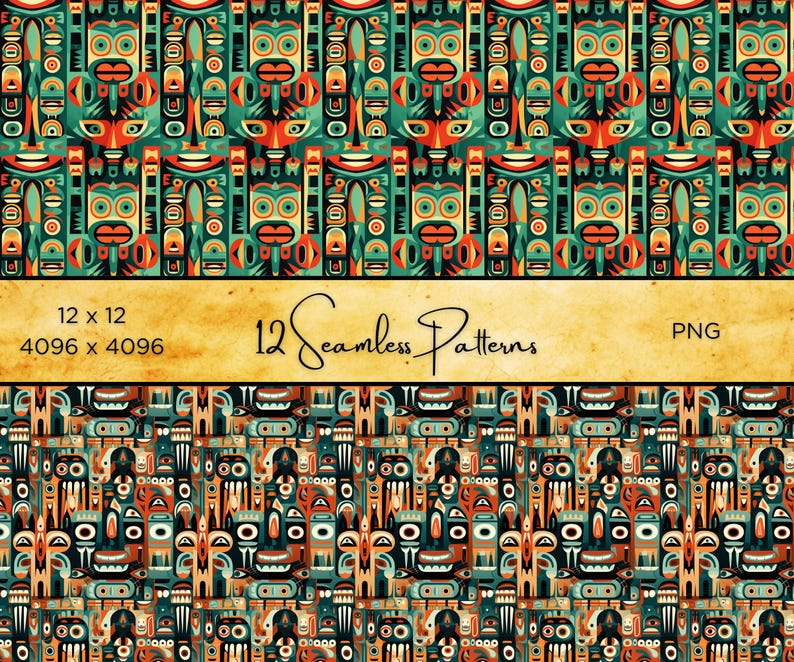 Indigenous Totem Pole Meets Picasso - 12 Cubist-tribal Patterns in PNG ...