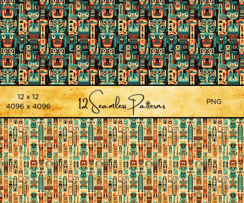 Indigenous Totem Pole Meets Picasso - 12 Cubist-tribal Patterns in PNG ...