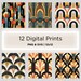 Vintage Glamour Art Deco Digital Patterns Pack Luxurious Gatsby Style ...