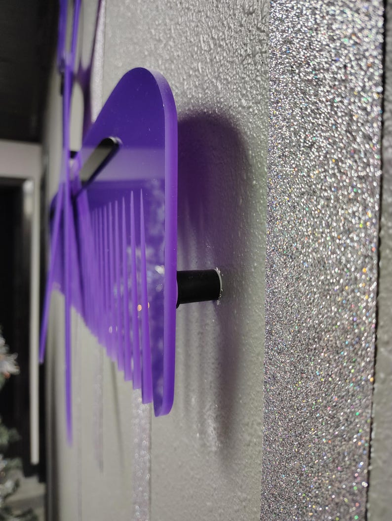 Comb and Scissors Acrylic Wall Decor, Salon Art, Decoration Hairstylist ...