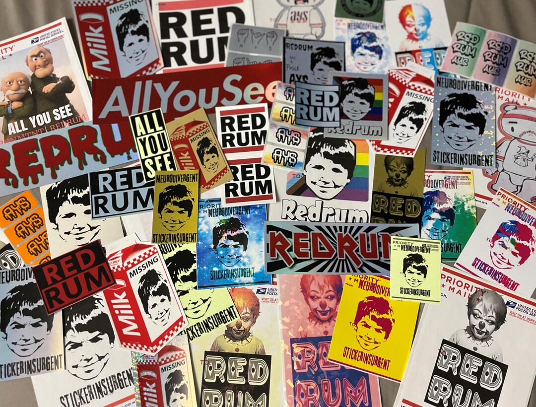 Redrum Ultimate Mystery Sticker Bundle - Etsy
