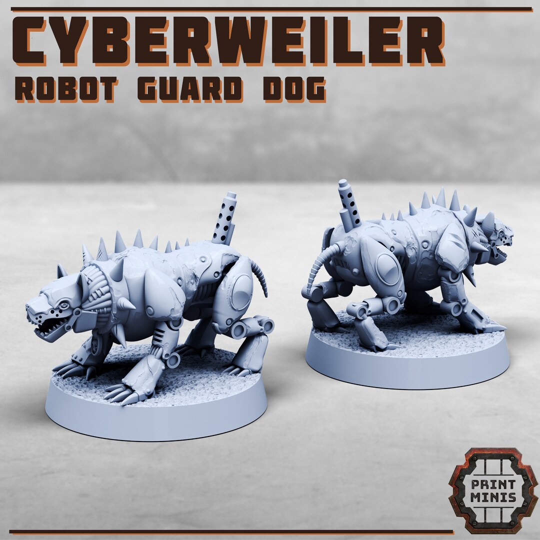 Stack City - Cyberweiler Robot Guard Dog - Etsy