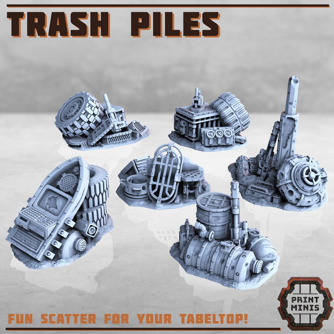 Stack City - Trash Piles - Etsy