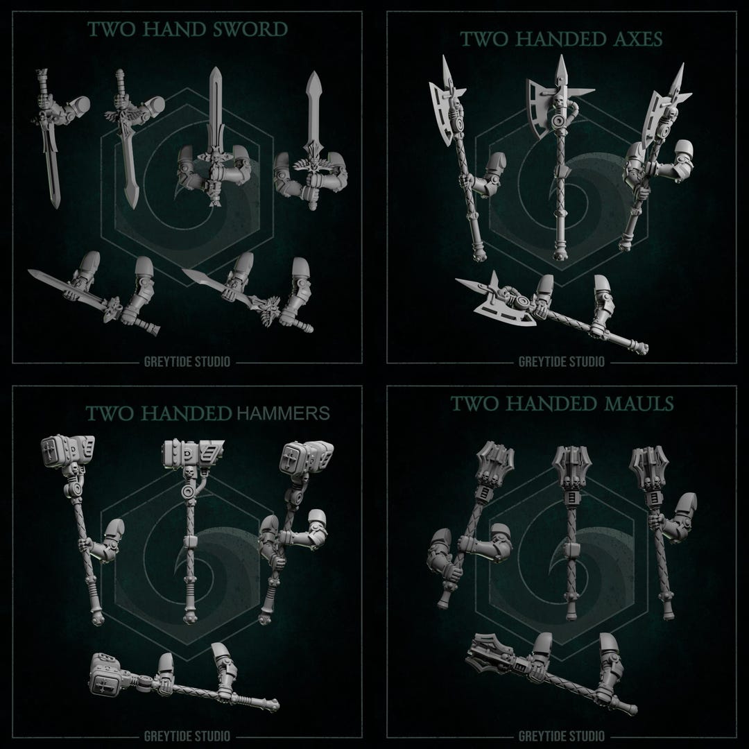 Eternal Pilgrims - Two-handed Weapon Sets - Etsy