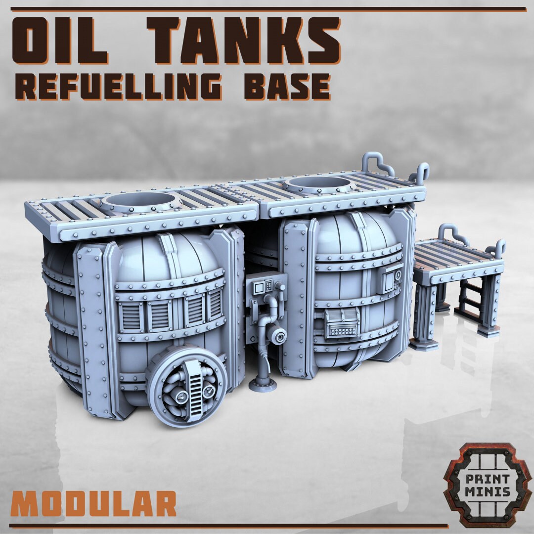 Stack City - Oil Tanks Kit - Etsy