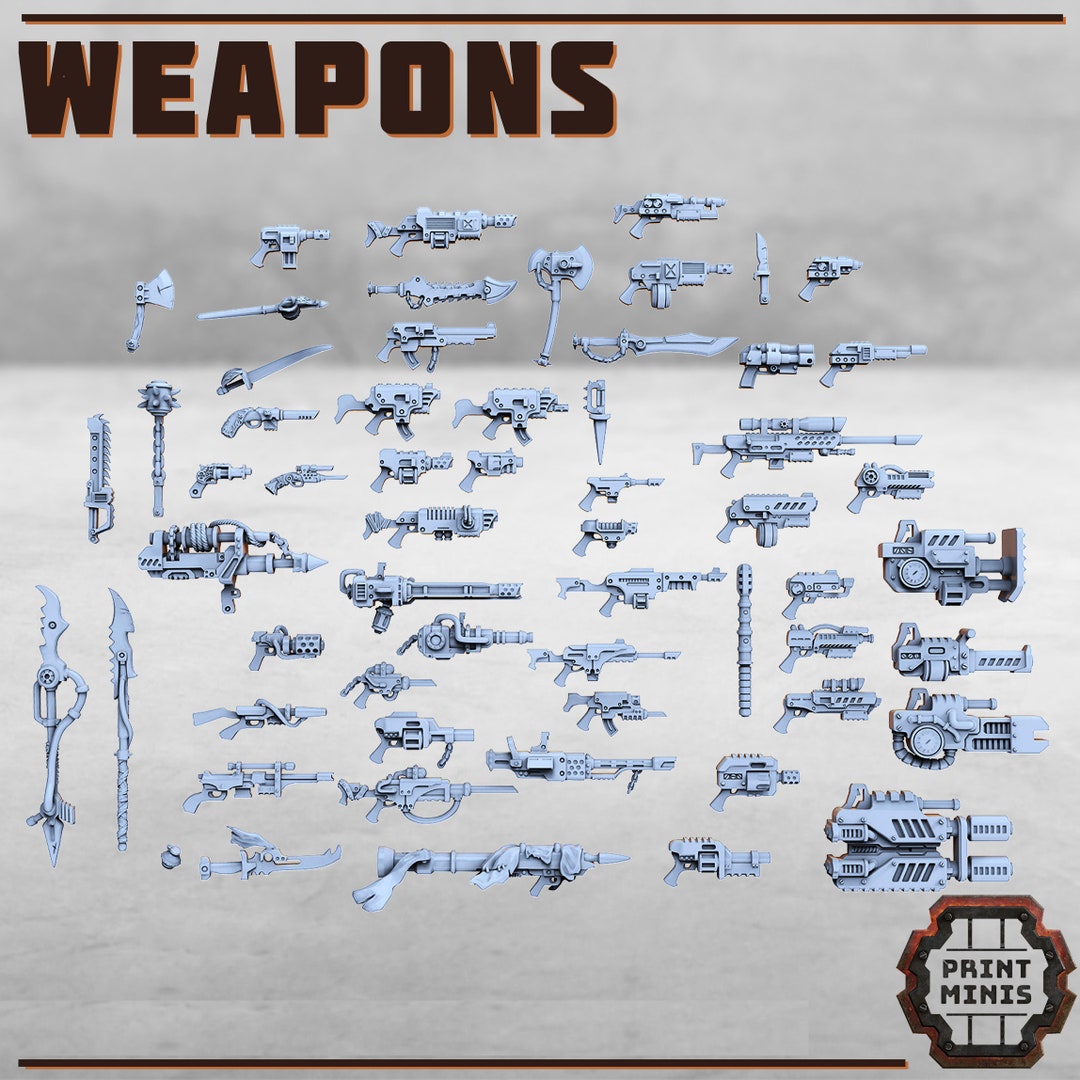Stack City - Huge Kit of Weapons (x59!) - Etsy