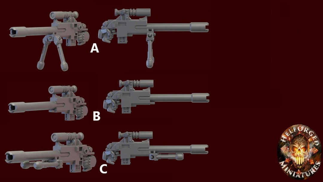 Heresy Bits - 5x Stalker Sniper Rifles - Etsy