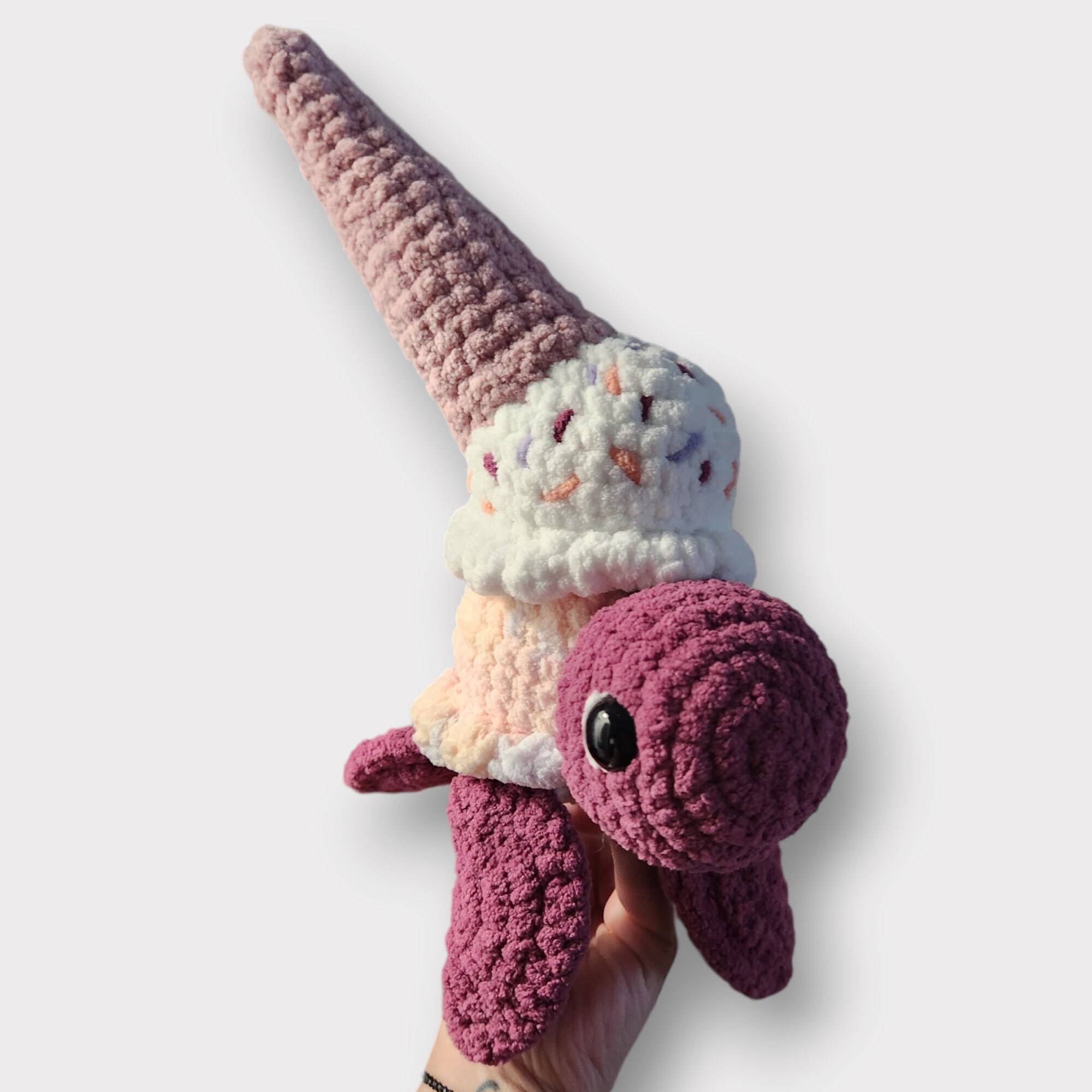 Ice Cream Turtle - Ice Cream Crochet Turtle - Crochet Turtle - Turtle ...