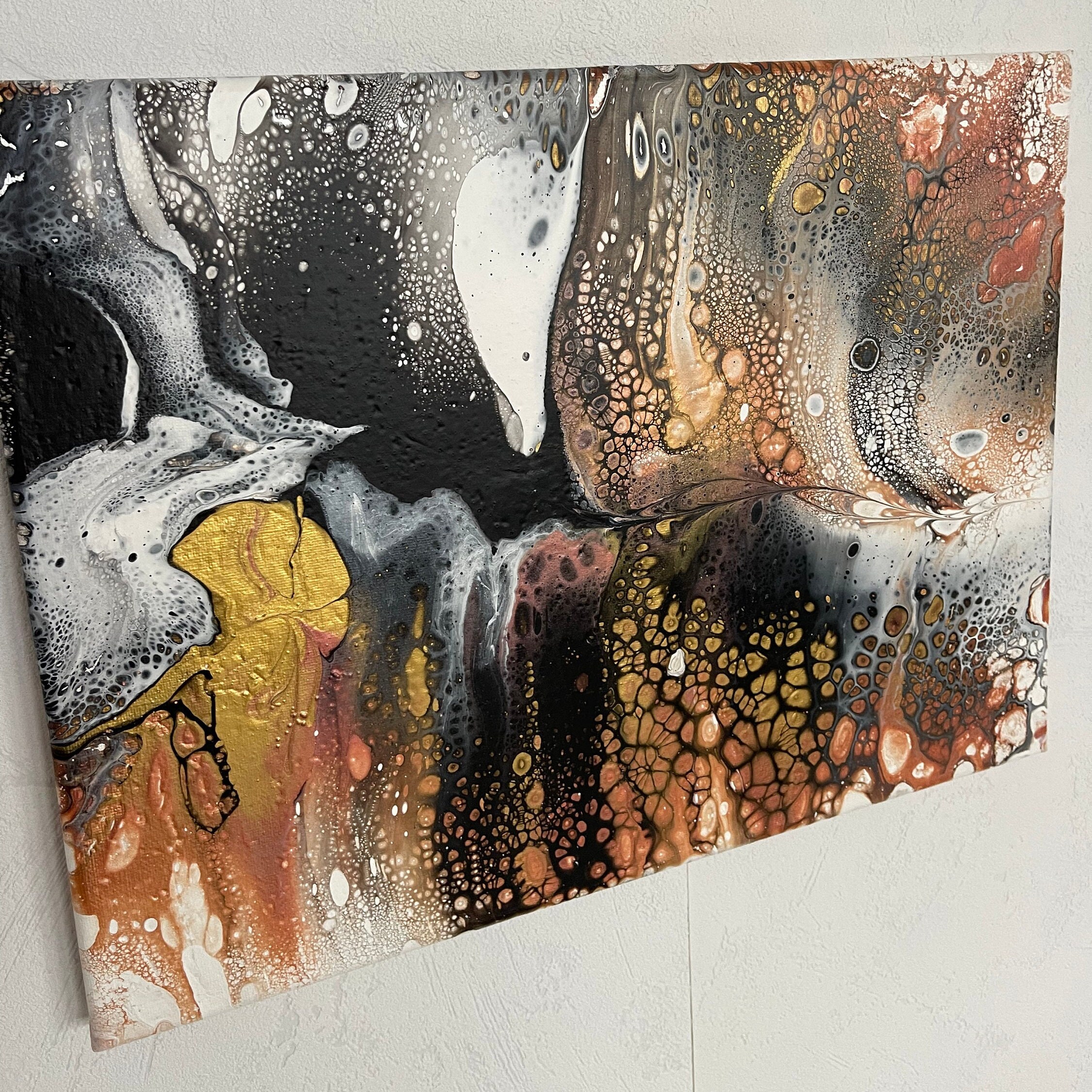 Acryl Pouring Bild - Etsy.de