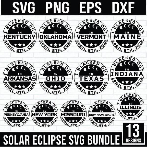 Solar Eclipse Svg - Etsy