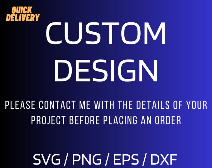Custom SVG, Custom PNG, Personalized SVG, Custom Design Listing, Custom ...