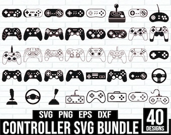 Game Controller SVG Bundle, Game Controller PNG Bundle, Game Controller ...
