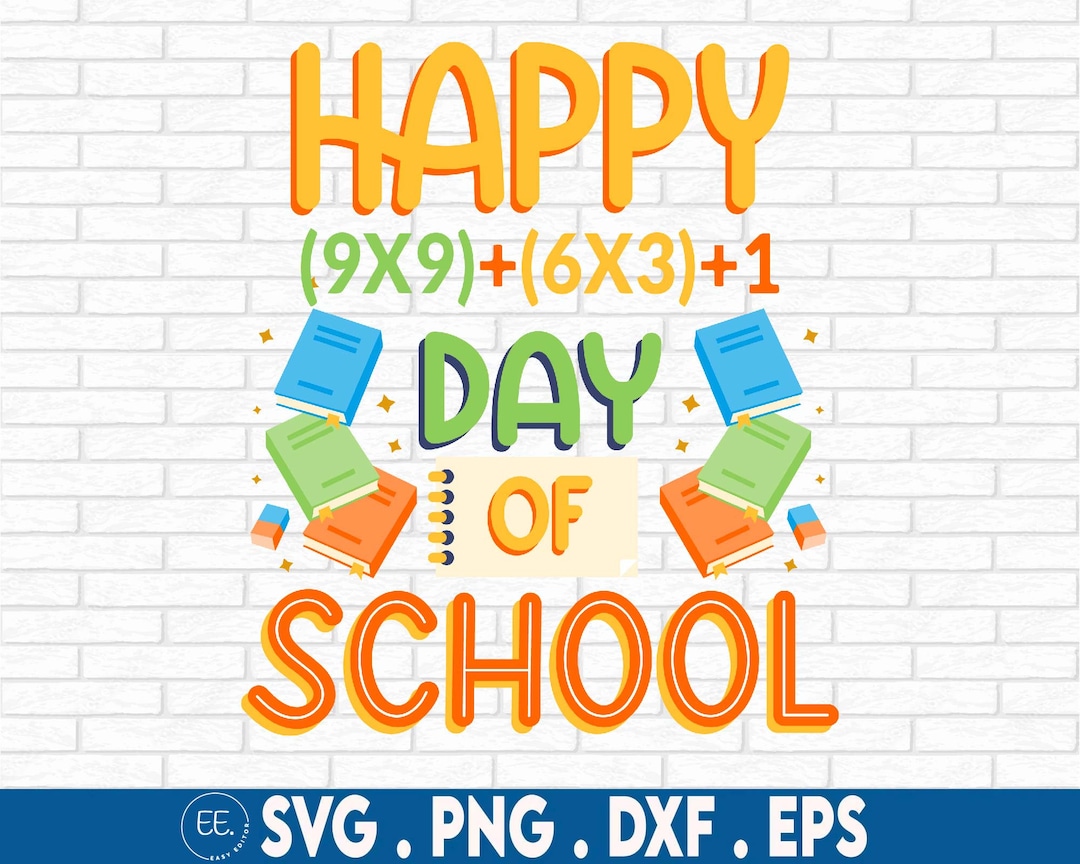 Math Formula 100 Days of School SVG, 100 Days of School Math SVG ...