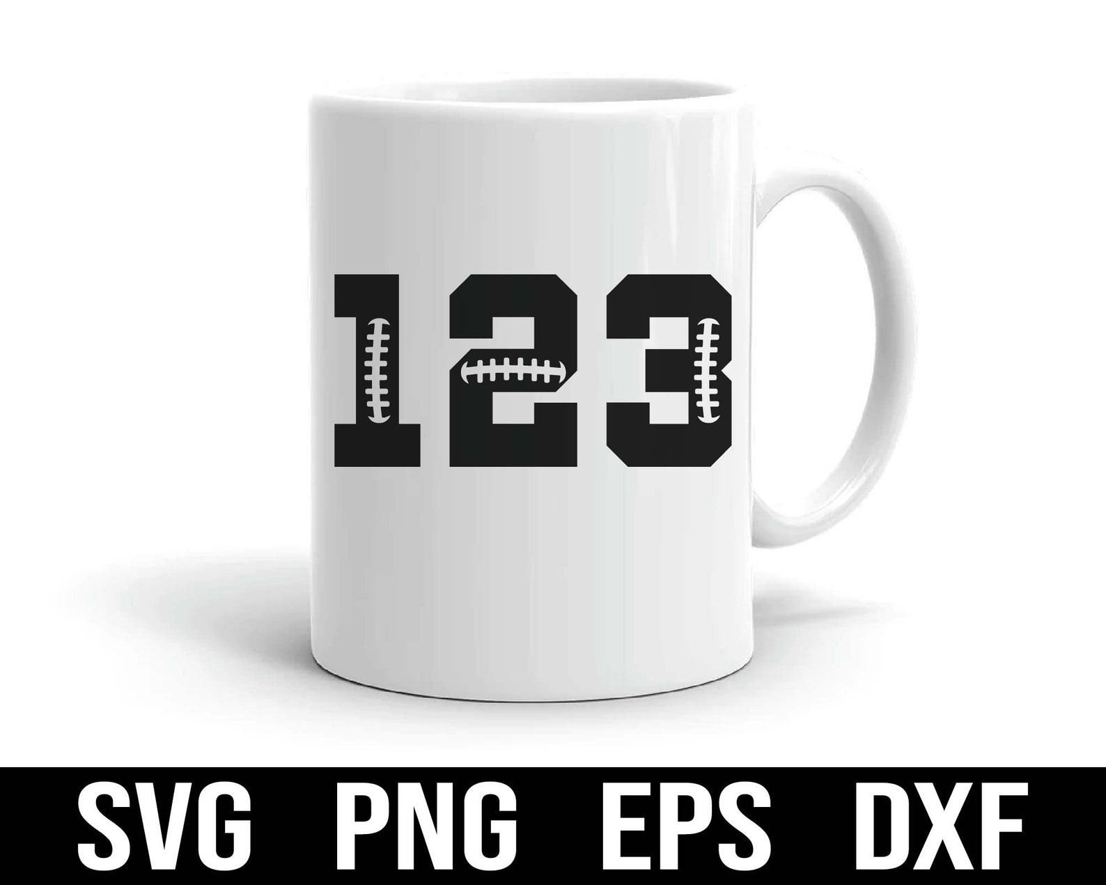 Football Letters and Numbers Svg Bundle Football Font SVG - Etsy