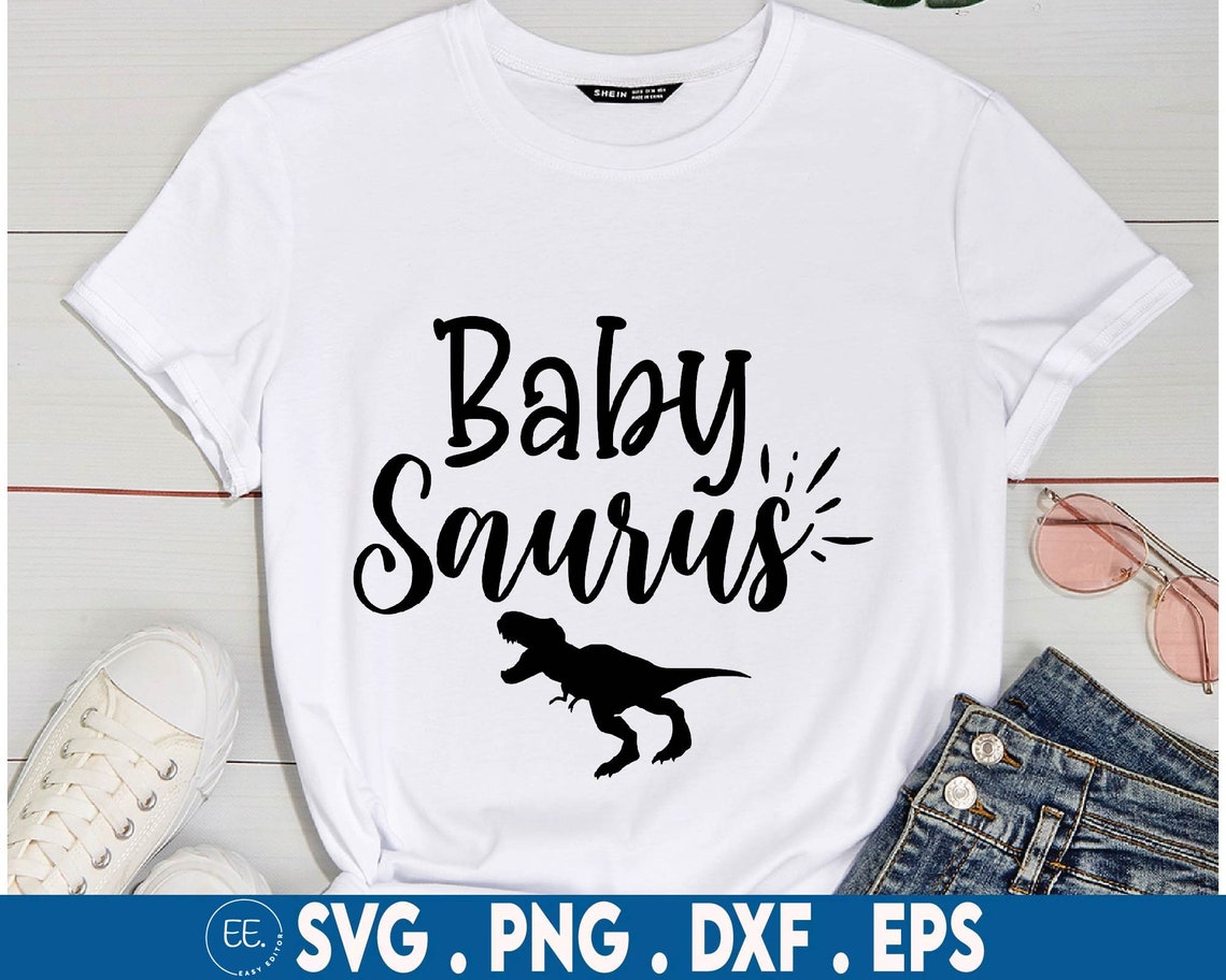 Baby Saurus SVG Baby Saurus Png Baby T-rex Dinosaur Svg - Etsy